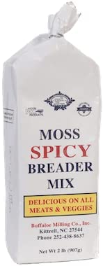 Amazon.com : Moss Spicy Breader Mix - 32 Oz Bag - Buffaloe Milling ...
