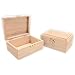 Amazon.com: 12 Pc Rectangle Unfinished Wood Box Natural DIY Craft Stash ...