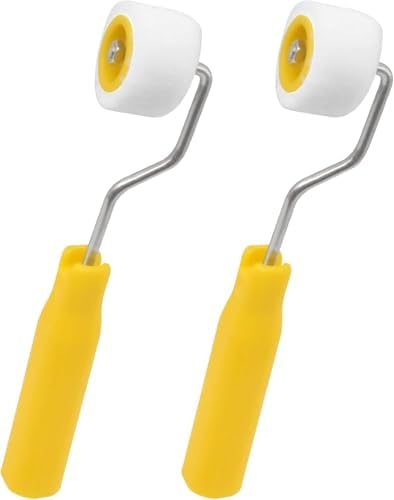 2 Pack 4/5 inch Mini Paint Rollers for Touch up Trim Edge or Corner ...