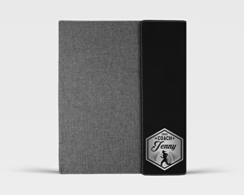 Amazon.com: Personalized Alterd Industries leather Portfolio notebook ...