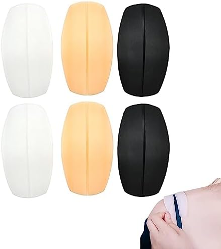 jeufun 3 Pairs Silicone Bra Strap Cushions,Bra Strap Holder Stop ...