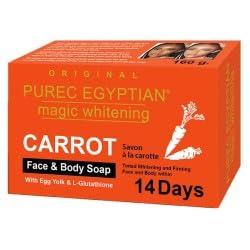 Pure Egyptian Magic Whitening Carrot Face And Body Soap 14 | Desertcart ...