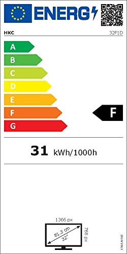 HKC 32F1D Fernseher 32 Zoll (TV 80 cm), Dolby Audio, LED, Triple Tuner ...