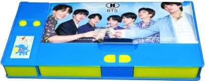 Aapeshwar Pvc Premium Pencil Box For Kids, Bts Pencil Box For Boys ...