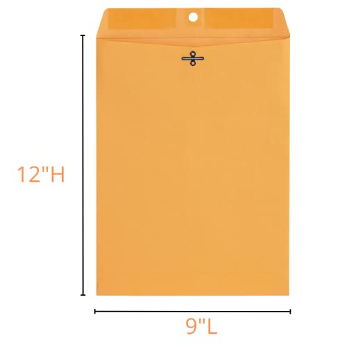 Snapklik.com : 1InTheOffice Manilla Envelopes, Brown Clasp Envelopes ...