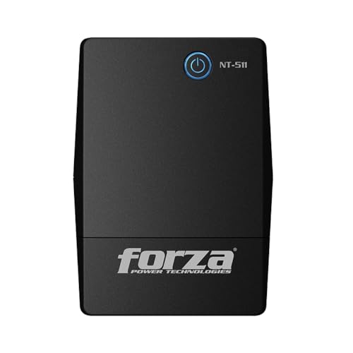 Forza UPS Battery Backup & Surge Protector 6 Outlet Battery Backup for ...