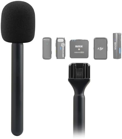 Amazon.com: JCMOYUTY for Dji Handheld Mic Adapter, Stand for DJI/RODE ...