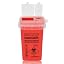 Conteneur pour objets tranchants, ATOMUS 1L Conteneur en plastique pour ...