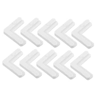 Veemoon 10pcs Plastic Frames Window Frame Corner Brackets L Brackets ...