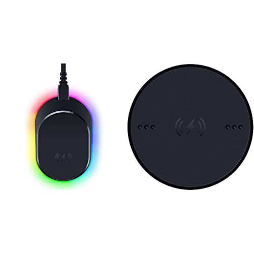 Razer Mouse Dock Pro with Wireless Charging Puck: Magnetic Wireless ...