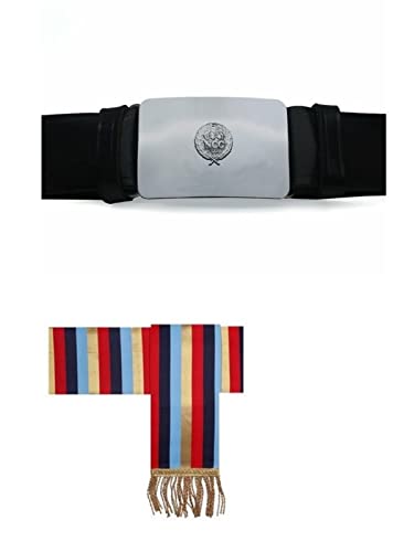 Buy NCC Uniform Combo- Leather Belt (Black) with Buckle + Kamarband ...