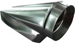 SWBE4128 4x12x8" Galvanized Sheet Metal End Boot - Amazon.com