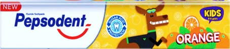 Buy Pepsodent Kids Toothpaste Orange 45g (Kids 2-6 Years) Unique Online ...