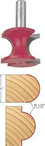Freud 82-118 1/2-Inch Radius Half Round Router Bit with 1/2-Inch Shank ...