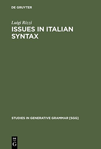 Amazon.co.jp: Issues in Italian Syntax (Studies in Generative Grammar ...