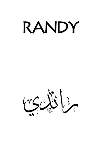 Randy Notebook Randy Name in Arabic Language: Journal, 6x9 Inch, 100 ...