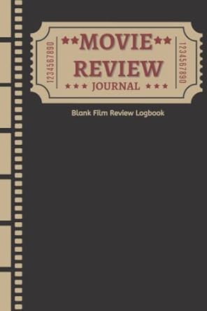 Movie Review Journal: Blank Film Review Log Book : Noodles, Harvey ...