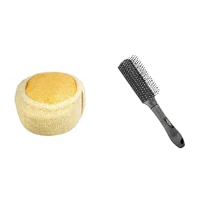 Buy VEGA Loofah Relaxer, Small Flat Hair Brush For Men & Women, (E10-FB ...