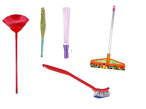 Indoselection Ceiling Jala Cobweb Broom, No Dust Broom Floor Cleaning ...