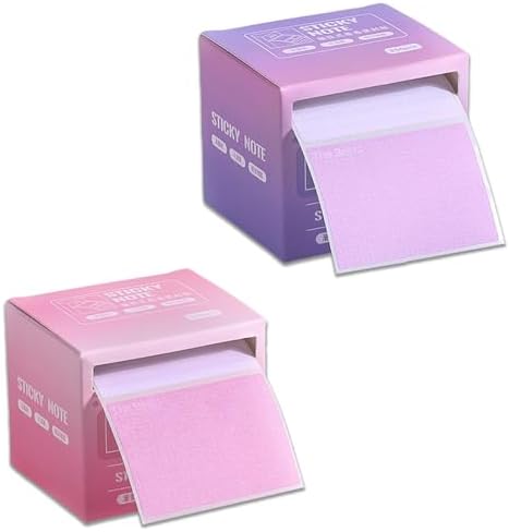 Amazon.com : Fkereg 2 Pack Pull-Out Full Adhesive Sticky Notes Roll ...