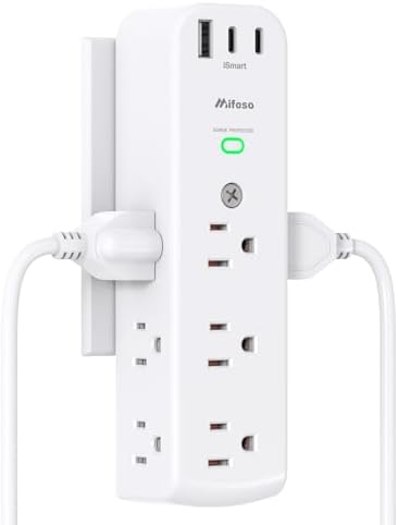 Amazon.com: USB Multi Plug Outlet Extender - YISHU Surge Protector with ...