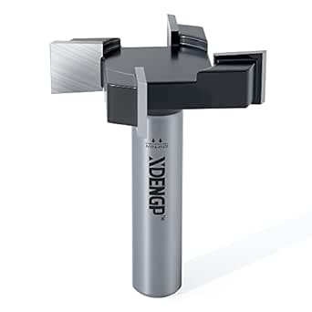 XDENGP CNC Spoilboard Surfacing Planer Router Bit 1/2 Inch Shank, 2 ...