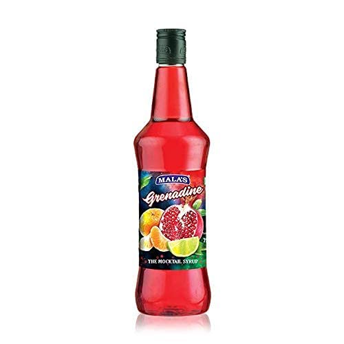 Mala's Fruit Mocktail Syrup Grenadine 750ml, 1 count : Amazon.in ...