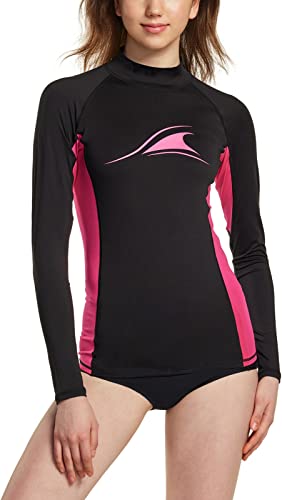 TSLA Women's UPF 50+ Rash Guard Long Sleeve, UV/Sun Protection Swim Shirts, Water Beach Surf ...