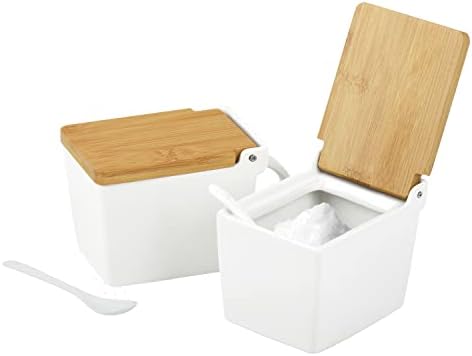 Amazon.com: RSVP Endurance Salt Server with Spoon: Salt Dish With Lid ...
