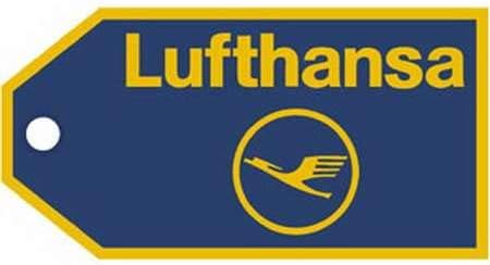 Lufthansa Bag Tag Kofferanhänger : Amazon.de: Fashion