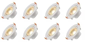 Buy SKASHOKA 9 WATT LED COB Moveable Spot Round Panel Concealed Box ...