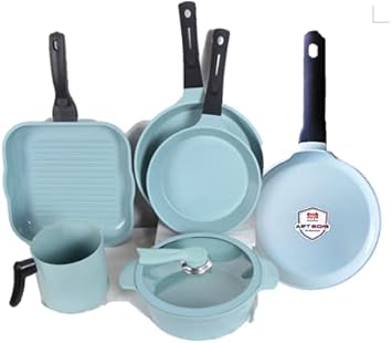 Amazon.com: JADE COOK Cooking Set 7 Pieces, Fry Pans, Casserole Pot ...