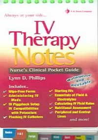 Iv Therapy Notes: Lynn Dianne Phillips,Lynn D. Phillips: 9780803612884 ...