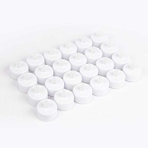 Jamboree Plastic Tealight Candle (White) (Pack of 24) : Amazon.in: Home ...