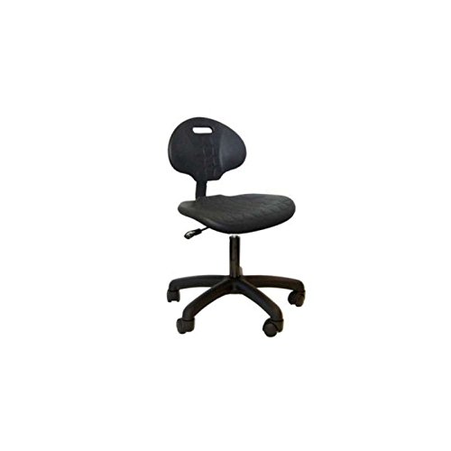 Amazon.com: ESD-Safe Adjustable 18-23" Black Polyurethane Chair with ...