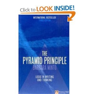 The Minto Pyramid Principle BYreviews: Reviews: Amazon.com: Books