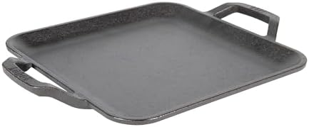 Amazon.com: Lodge 11" Cast Iron Square Griddle - Chef Collection - For ...
