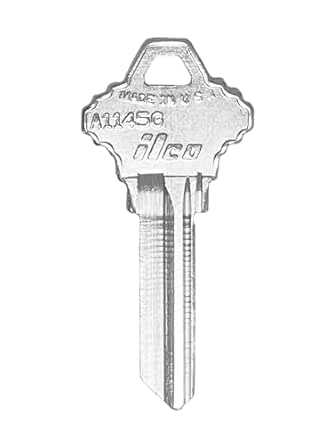 Ilco A1145G Key Blank, Replacement for G Keyway 6-pin (10-Pack): Amazon ...