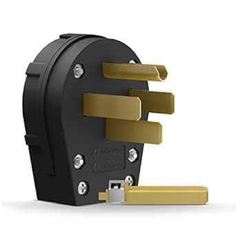 ENERLITES Right Angle Plug with Straight Blade AC Dryer Replacement ...