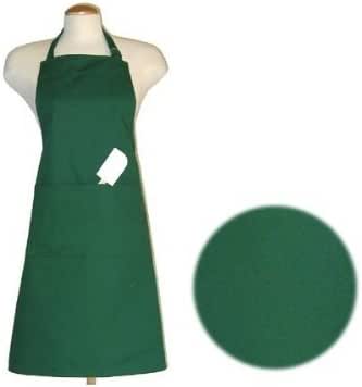 Amazon.com: Basic Style Apron - Solid Green : Home & Kitchen