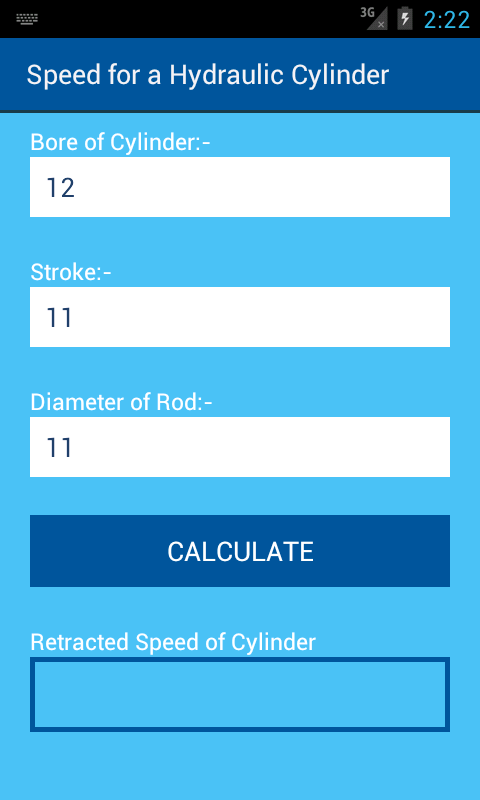 Speed for a Hydraulic Cylinder - App on Amazon Appstore