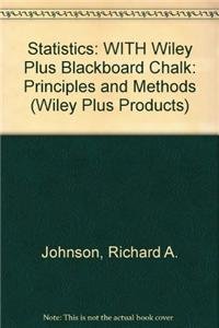 Statistics Principles and Methods 5th Edition with Wiley Plus ...
