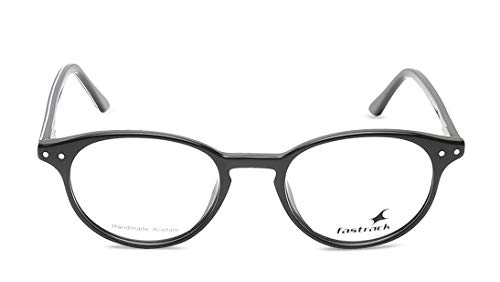 Buy Fastrack Full Rim Round Men Spectacle Frame - (FT1087MFP2|50) Black ...
