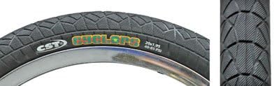Amazon.com : CST Cyclops Tire 20 x 1.95 Blk Wire Bead : Bike Tires ...