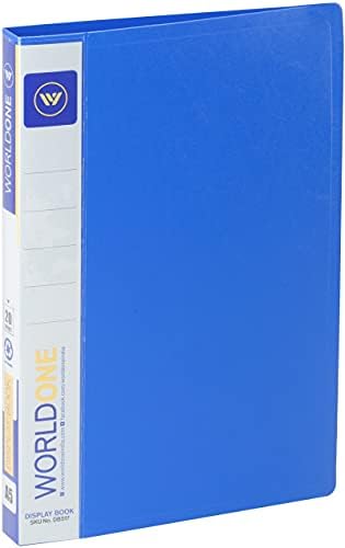 Worldone A5 Size Display Book File Folder (Small Size) with 20 Pockets ...