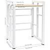 Amazon.com: HOLMZCED Stackable Washer Dryer Standing Rack Shelf, Steel ...