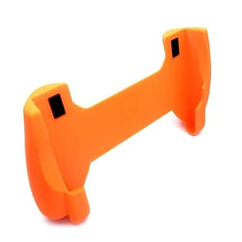 Amazon.com: Improved for 2DS Anti-slip Hand Grips/Showing Stand Orange ...