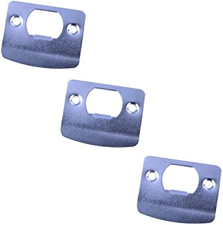 4 Piece Stainless Steel Strike Plate, Security Latch Strike Plate, Door ...