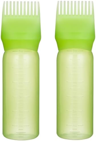 Amazon.com: Poitemsic 3pcs 6oz Hair Color Oiling Bottles Root Comb ...