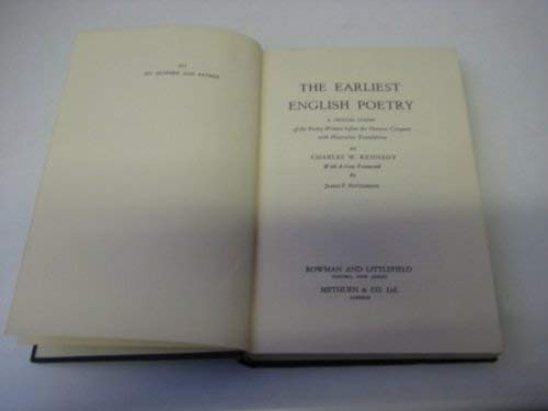 The earliest English poetry;: A critical survey of the poetry written ...